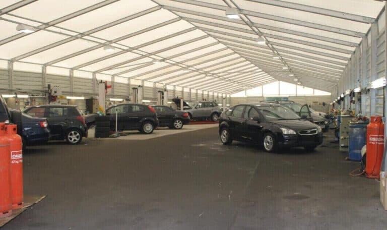 What are the typical temporary building costs?